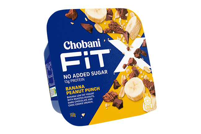 Chobani Fit X Yogurt Flip - Banana Peanut Punch 8 x 140g – Ding Oh Dong