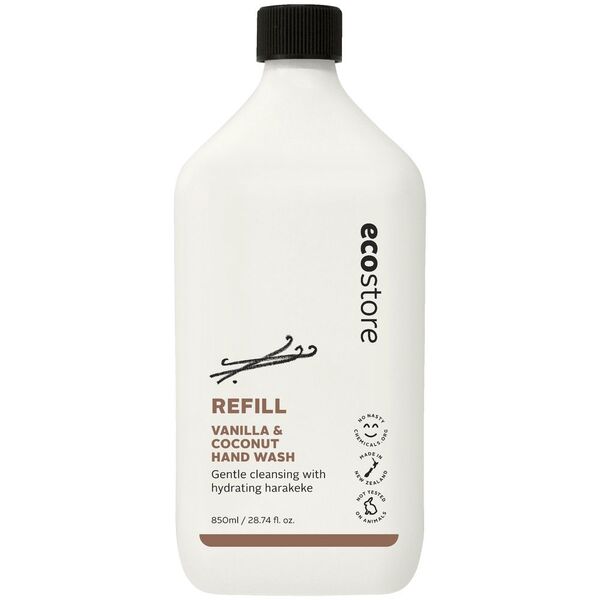 Ecostore - Hand Wash Refill, Vanilla & Coconut 3 x 850ml – Ding Oh Dong