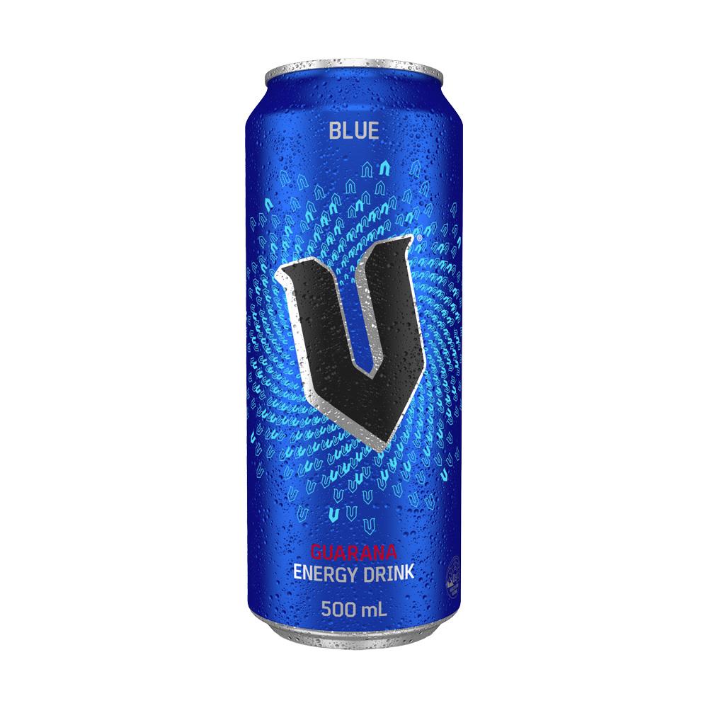 V - Energy Drink - Blue - 24 x 500ml – Ding Oh Dong