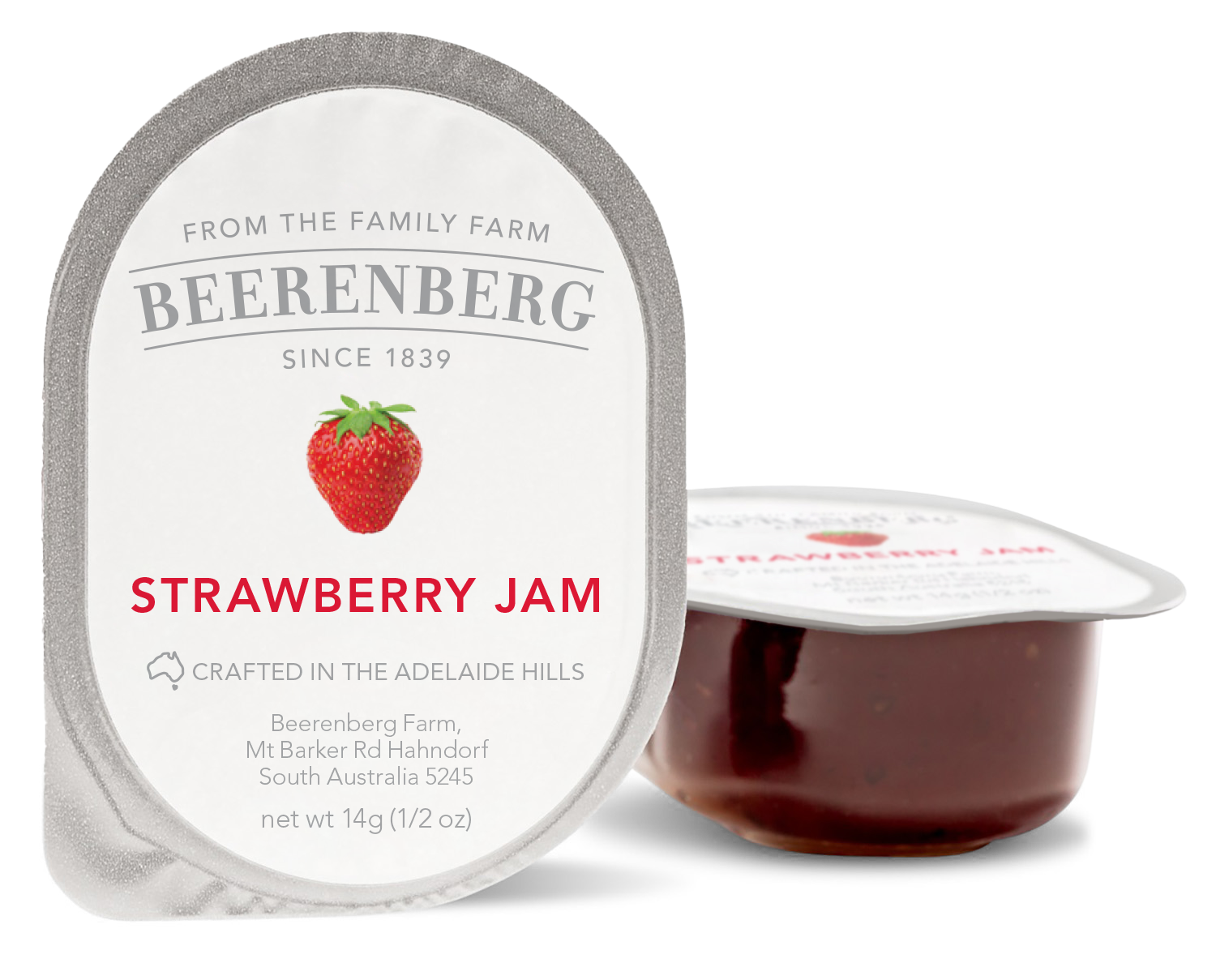 Beerenberg - Jam Mini Tubs - Strawberry 6 x 48 mini's x 14g – Ding Oh Dong