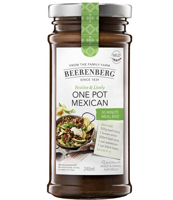 Beerenberg - Meal Base - One Pot Mexican 8 x 240ml – Ding Oh Dong