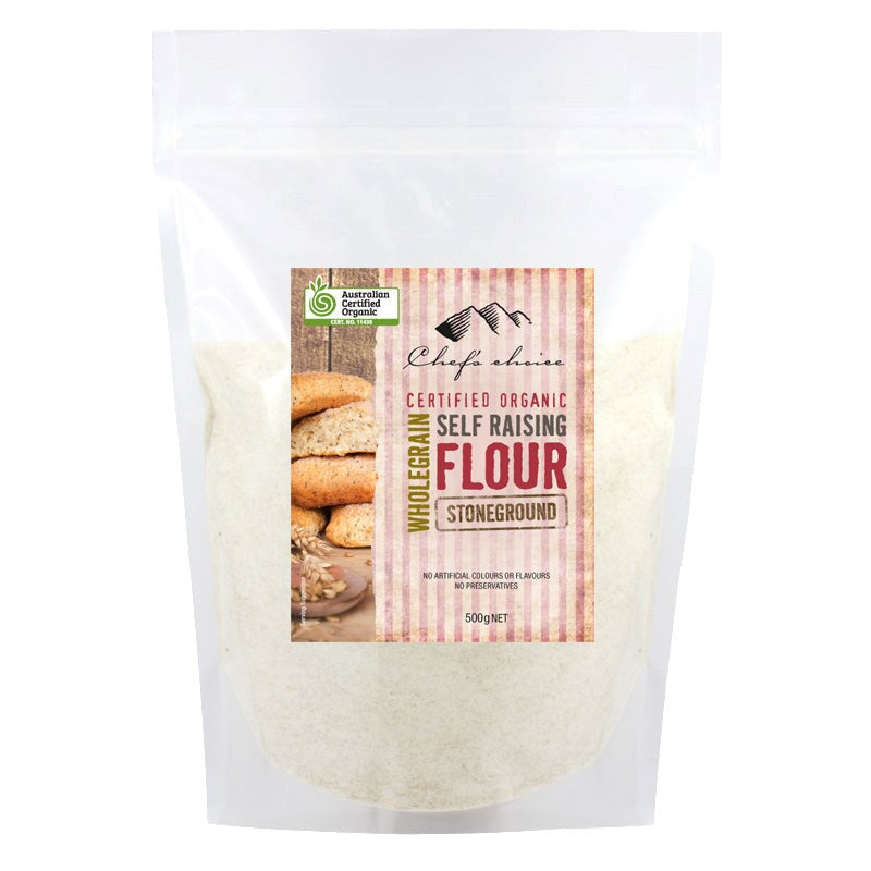 Chef's Choice - Organic Flour - Stone Ground Whole Grain Self Raising ...