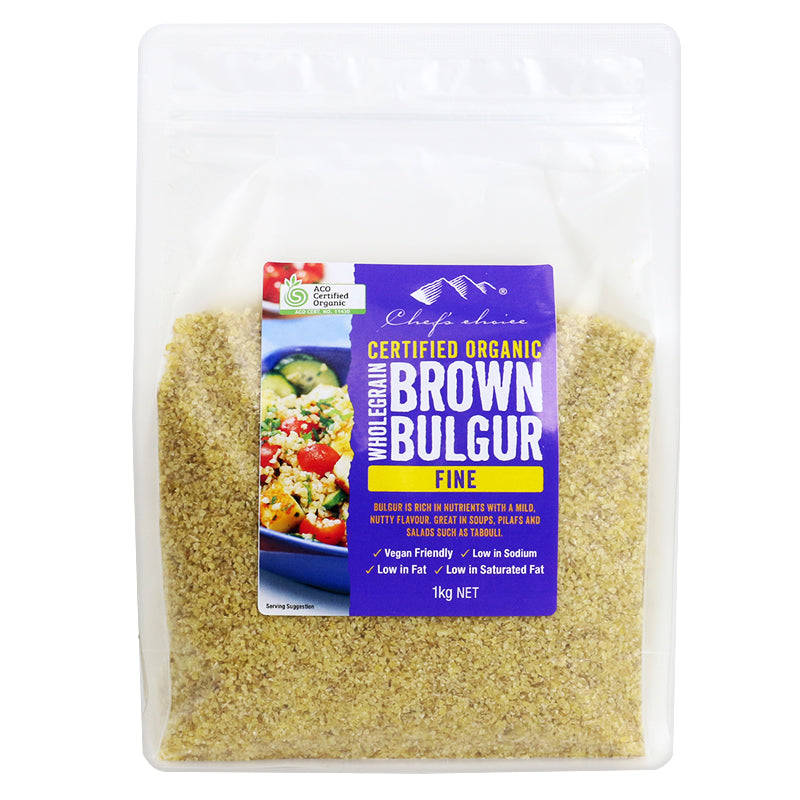 Chef's Choice - Organic Grains - Fine Brown Bulgar 3 x 1000g – Ding Oh Dong