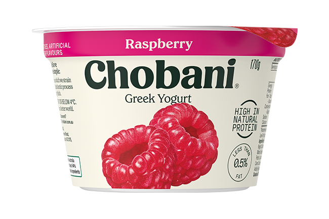 Chobani Yogurt Pots - Raspberry 8 x 170g – Ding Oh Dong