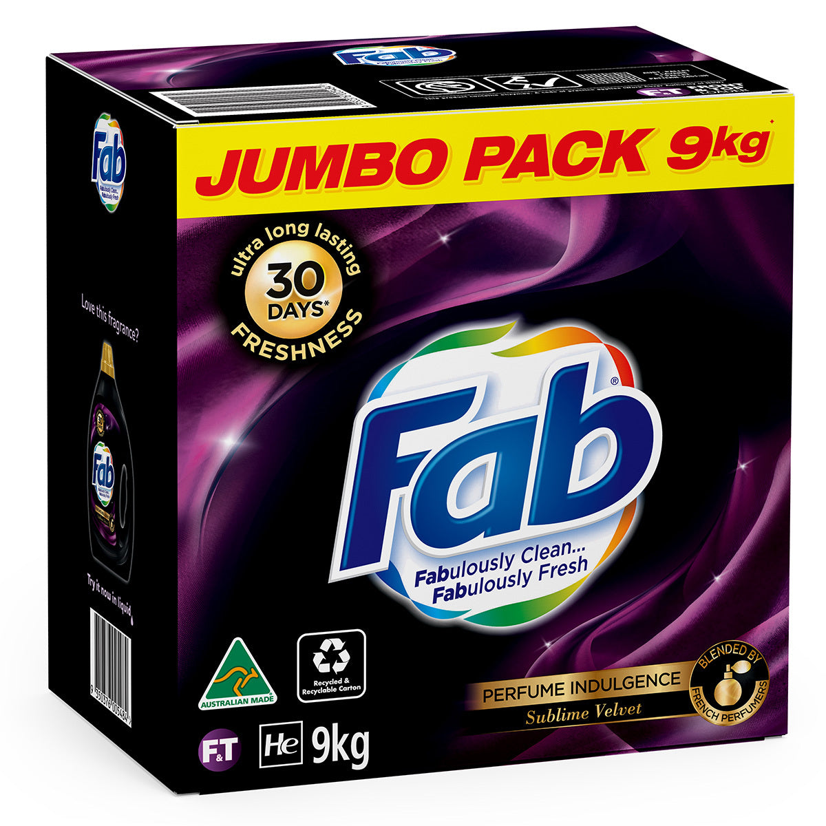 FAB - Laundry Powder - Sublime Velvet 7Kg – Ding Oh Dong