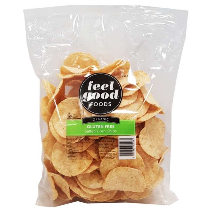 Feel Good Food - Organic/ Gluten Free/ GMO Free Corn Chips 6 x 400g ...
