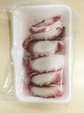 Frozen Seafood - Japanese Frozen Seafood - Tako Slice (Steam Octupus ...