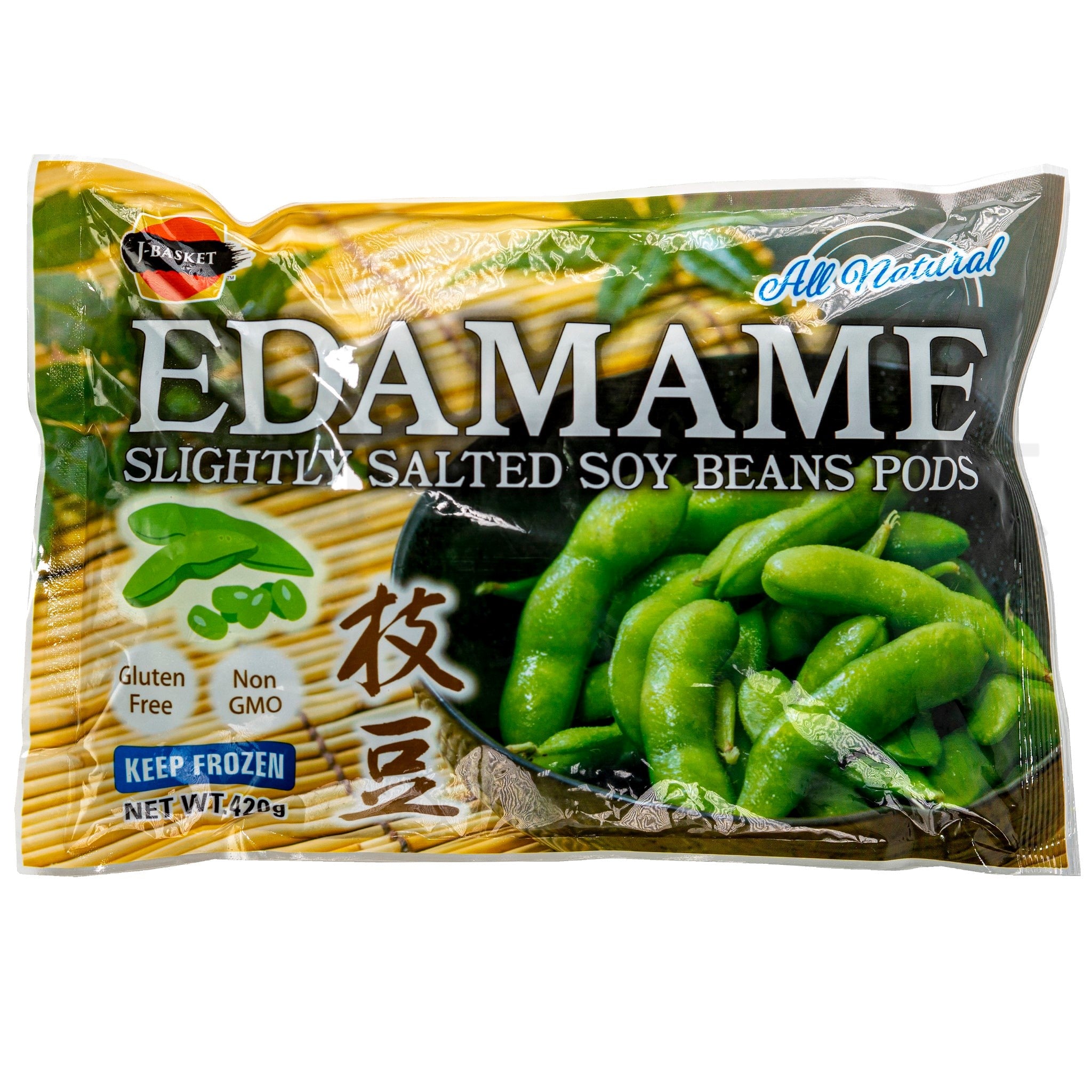 J Basket - Japanese Edamame - Shioyude (Salted Boiled In Pod) - 5 x 42 ...