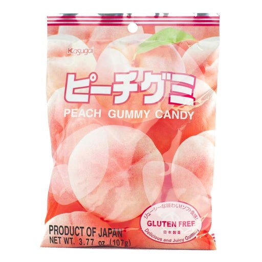 Kasugai - Japanese Candy - Gummy Peach - 12 x 107g – Ding Oh Dong