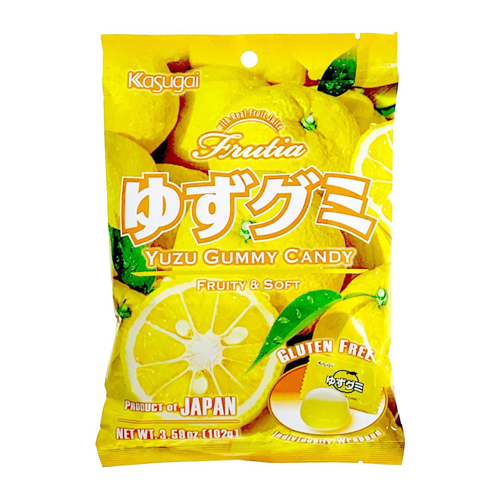 Kasugai - Japanese Candy - Gummy Yuzu - 12 x 102g – Ding Oh Dong