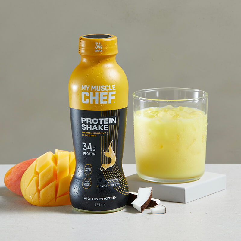 My Muscle Chef - Protein Drinks - Mango & Coconut 12 x 375ml – Ding Oh Dong