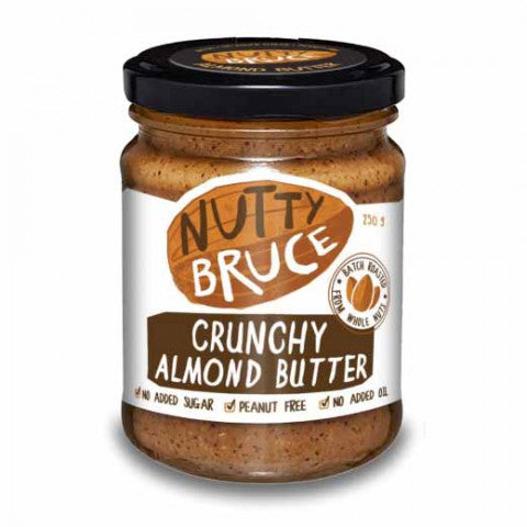 Nutty Bruce - Almond Butter Spreads, Crunchy 6 x 250g – Ding Oh Dong
