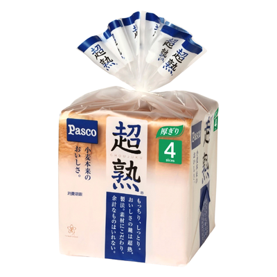 Pasco - Japanese Bread - Chojuku Shokupan (White Bread 6 Slice) - 2 x ...