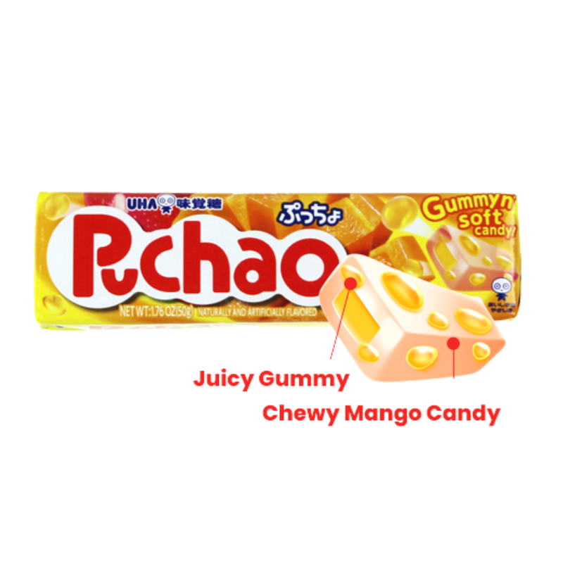 Puchao - Japanese Candy - Mango - 10 x 50g – Ding Oh Dong