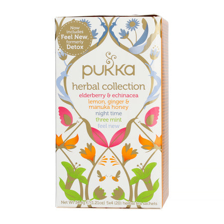Pukka - Organic Fairtrade Tea - Herbal Collection 4 x 20 Tea Bags ...