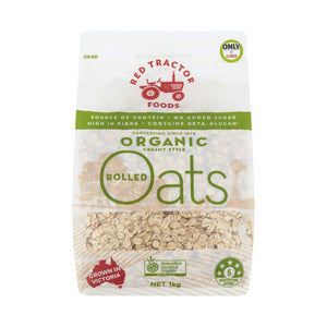 Red Tractor - Oats & Granola - Organic Rolled Oats 6 x 1Kg – Ding Oh Dong
