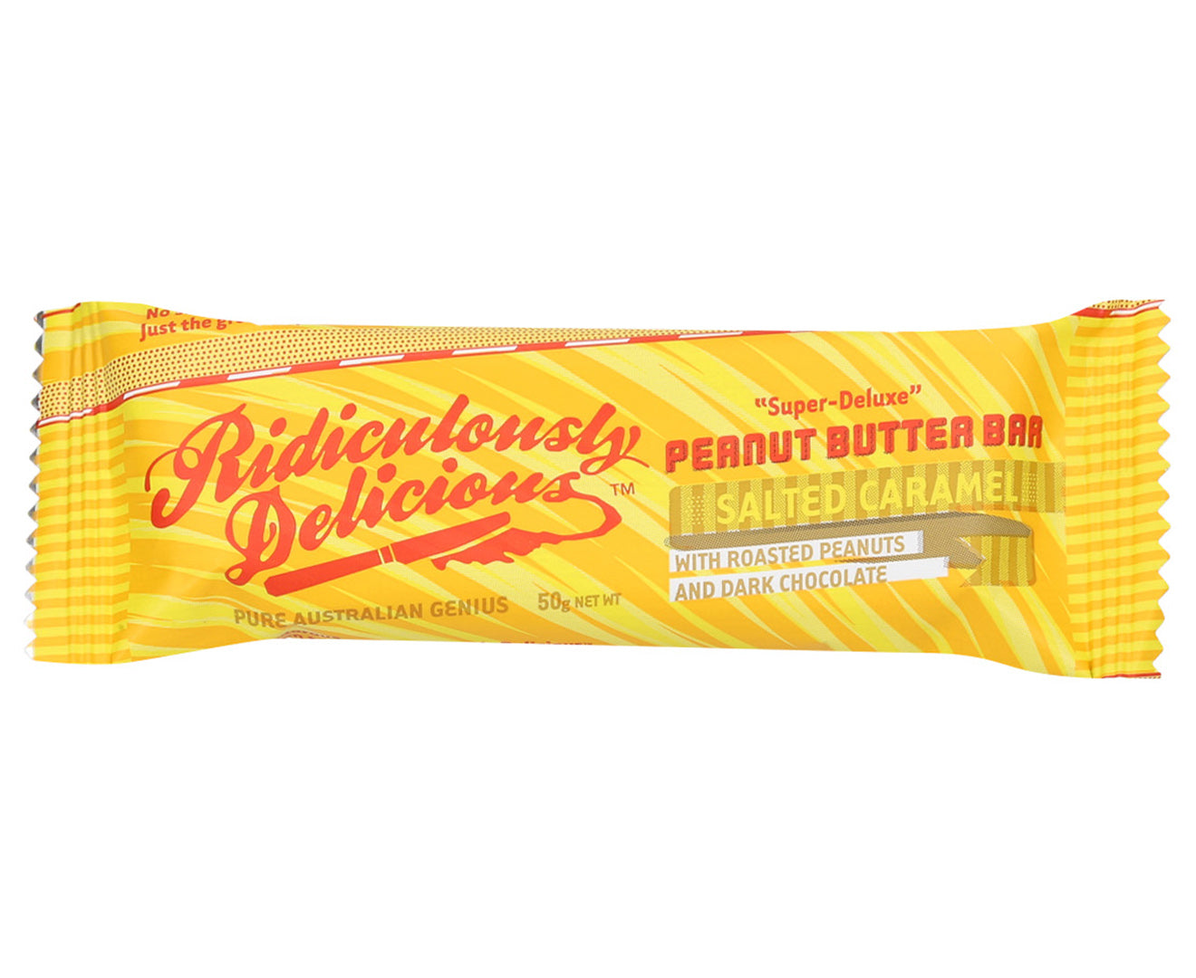 Ridiculously Delicious - Peanut Butter Salted Caramel 12 x 50g – Ding ...