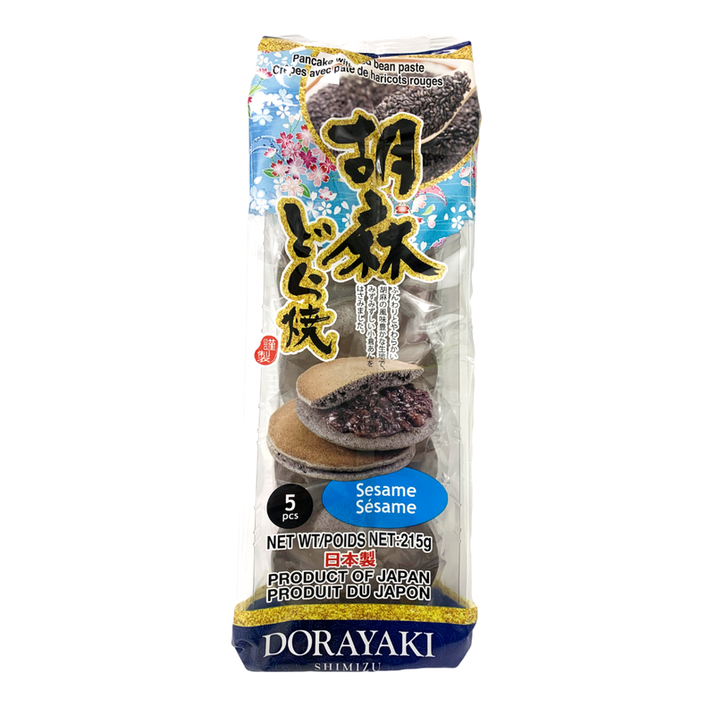 Shimizu - Japanese Cake - Dorayaki Goma (Sesame Pancake) - 3 x 215g ...