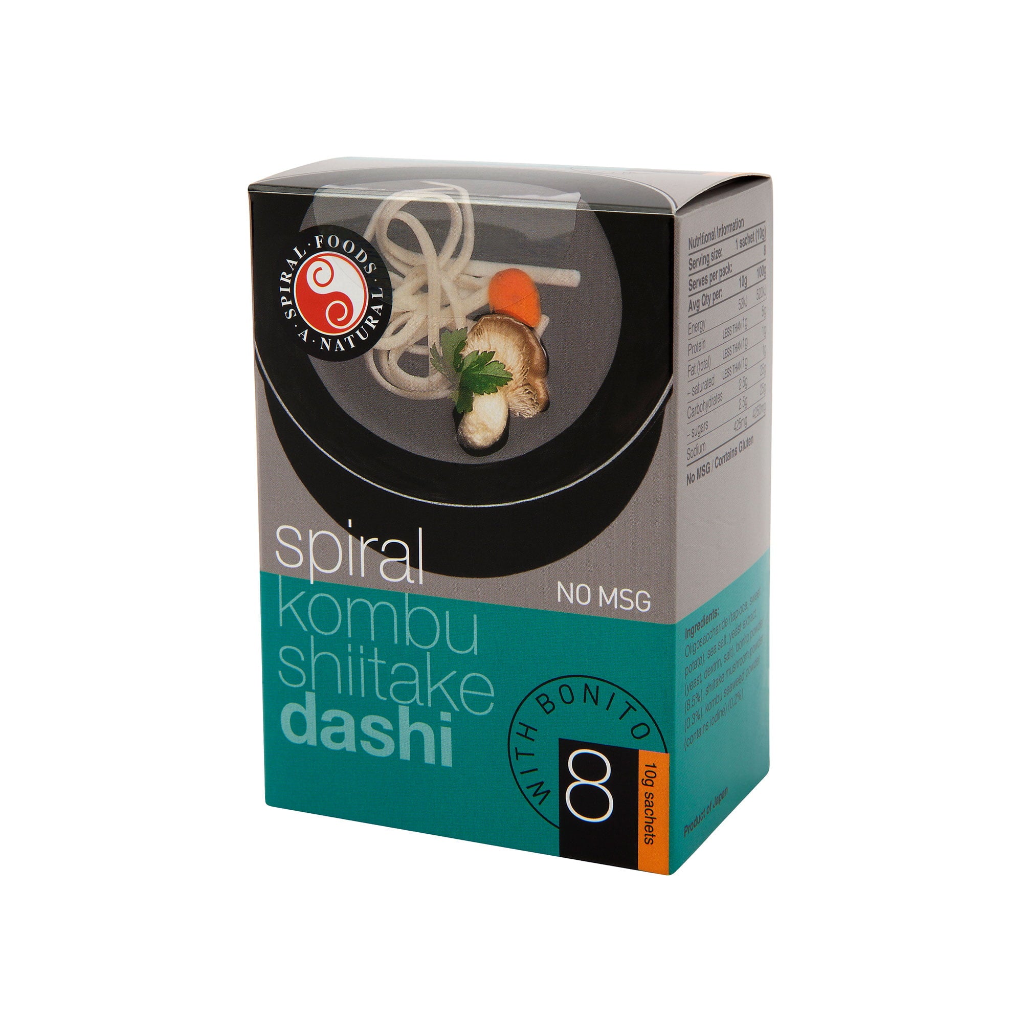 Spiral Food - Instant Miso Dashi - Bonito 12 x (8 pack x 10g) 12 x 80g ...