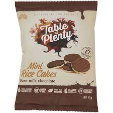 Table of Plenty - Rice Cakes - Mini Rice Cakes Pack - Pure Milk Chocol ...