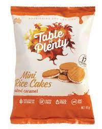 Table of Plenty - Rice Cakes - Mini Rice Cakes Pack - Salted Caramel 5 ...