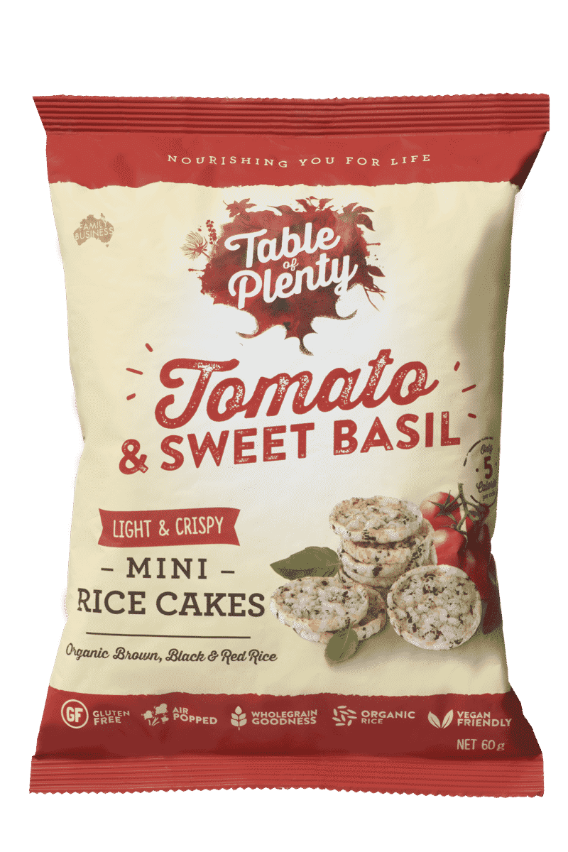 Table of Plenty - Rice Cakes - Mini Rice Cakes Pack - Tomato & Sweet B ...