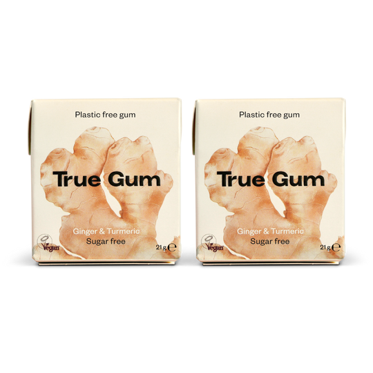 True Gum - Gum - Ginger & Turmeric 24 x 21g – Ding Oh Dong